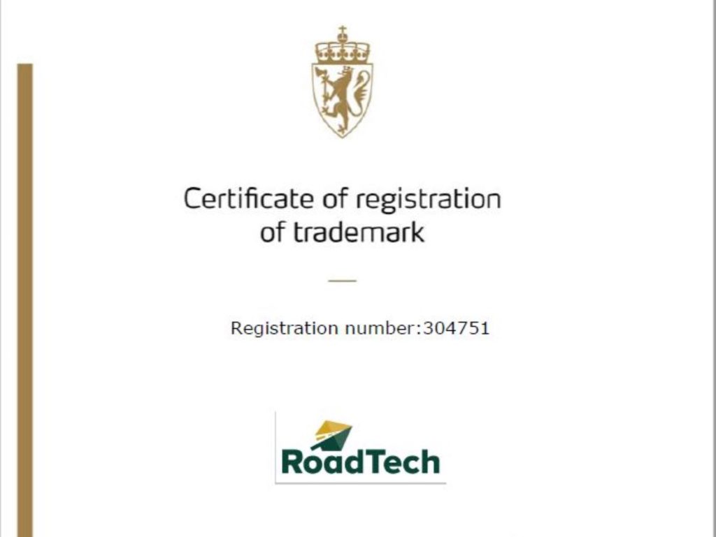 RoadTech - et registret varemerke - RoadTech